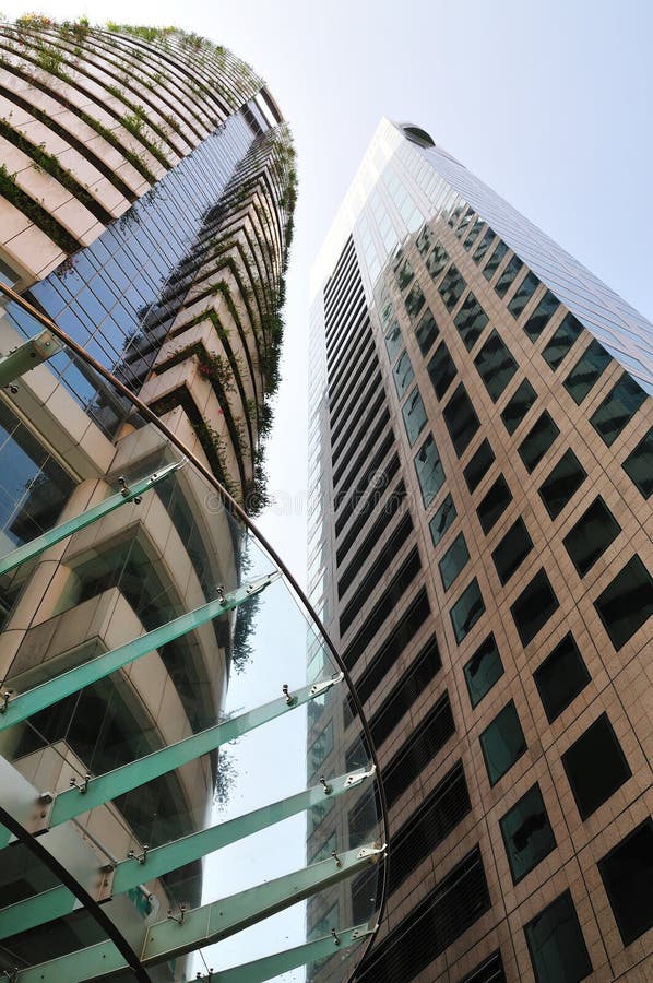 Tall office building stock image. Image of brick, blue - 12692813