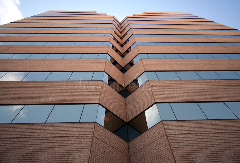 A Tall Office Building Reflects Itself Stock Photo - Image of ...