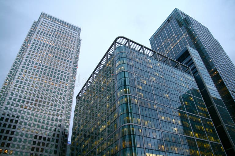 Tall office buildings stock image. Image of morning, steel - 7125243