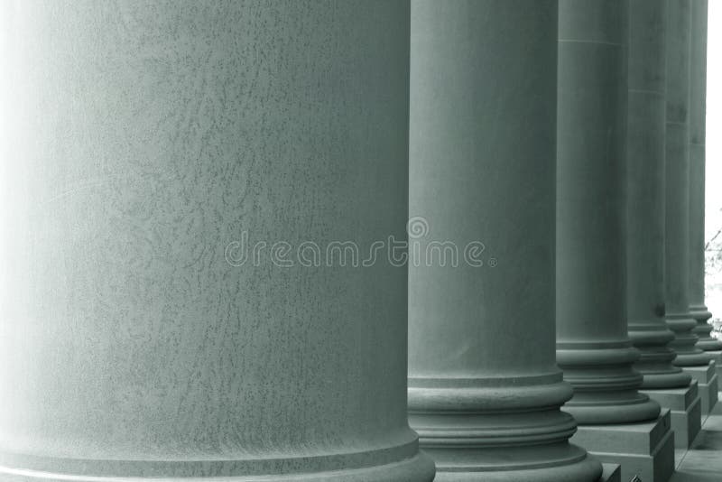 Tall pillars stock photo. Image of office, roman, large - 23379546