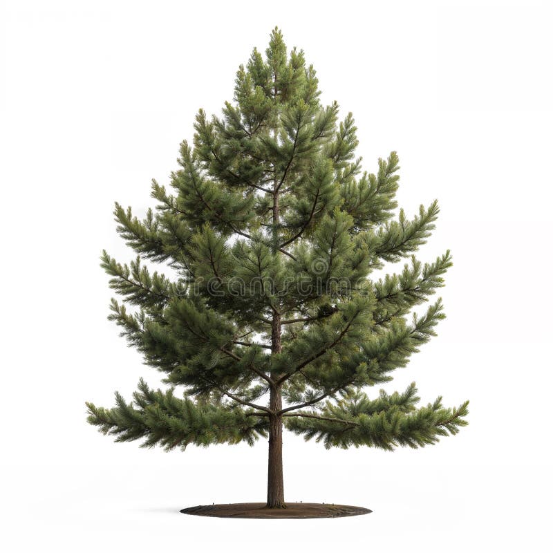 Tall Pine Tree Isolated stock image. Image of lifelike - 326349933