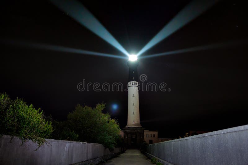 Powerful lighthouse stock photo. Image of overcast, high - 16053218