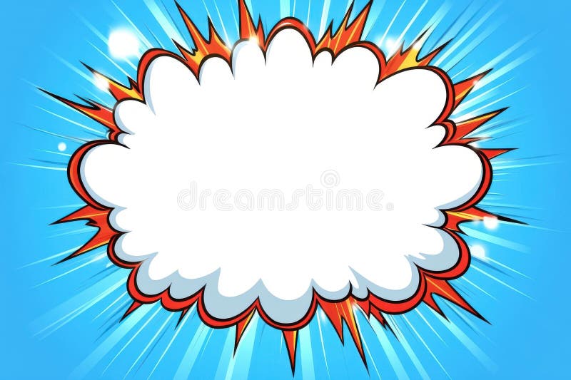 A Tall, Rectangular Speech Bubble in a Bright White Hue, Featuring a ...