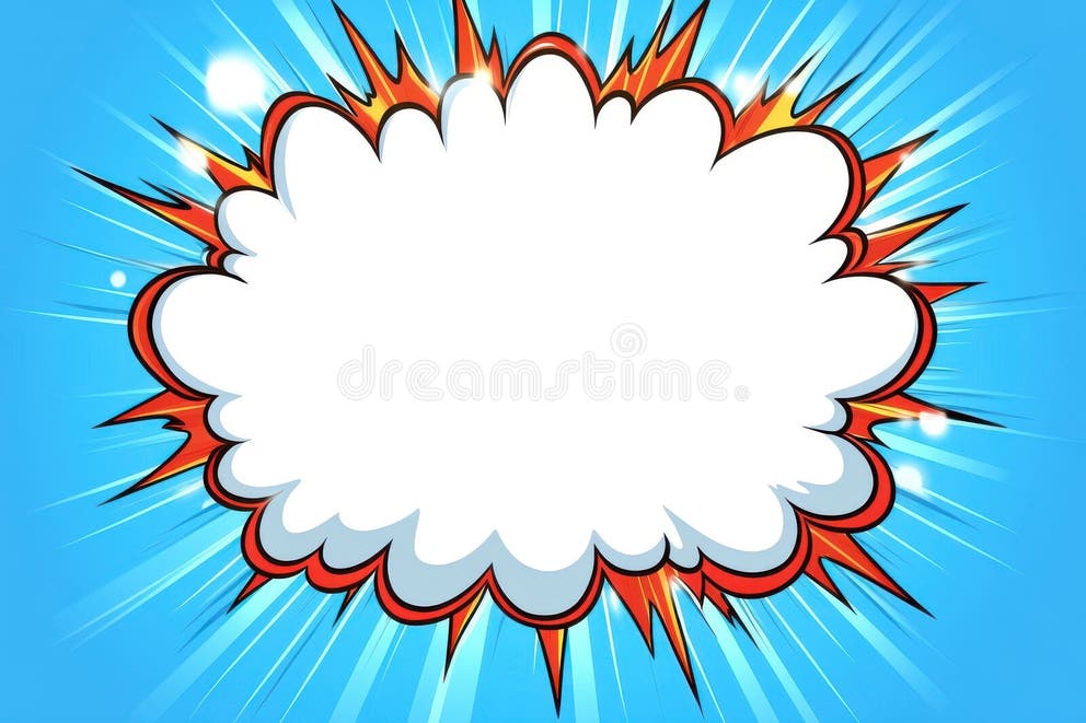 A Tall, Rectangular Speech Bubble in a Bright White Hue, Featuring a ...