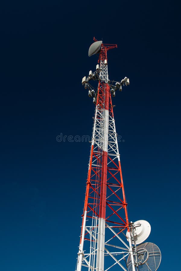 Comm Tower stock photo. Image of airwaves, receive, surveillance - 702054