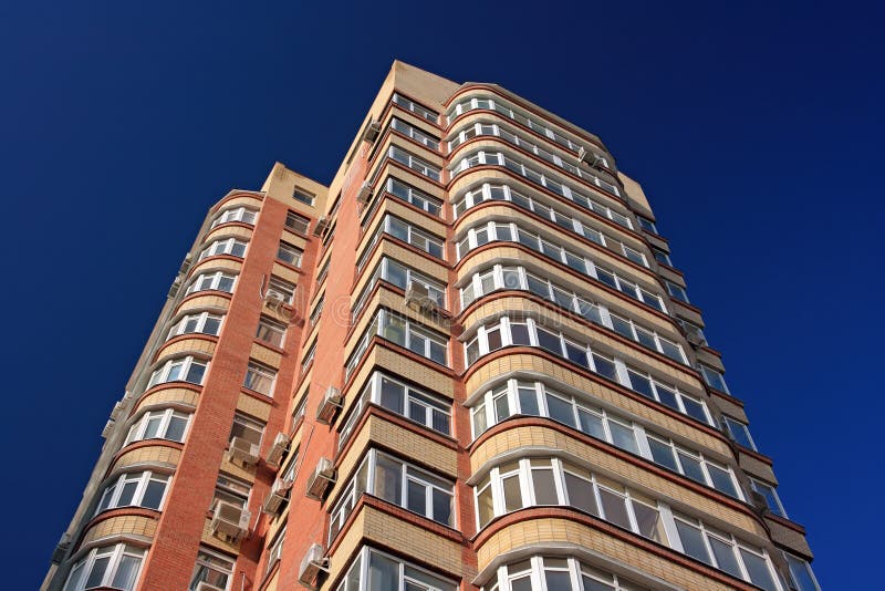 Tall residental building stock photo. Image of skyscraper - 7369522