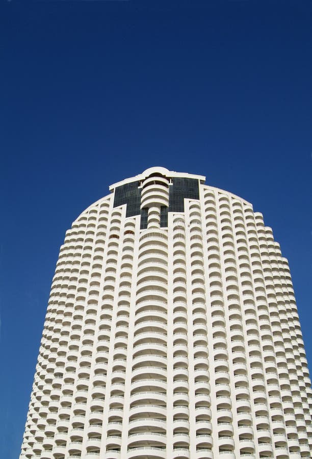 Tall, Round Apartment Building Stock Image - Image of tower, abstract ...