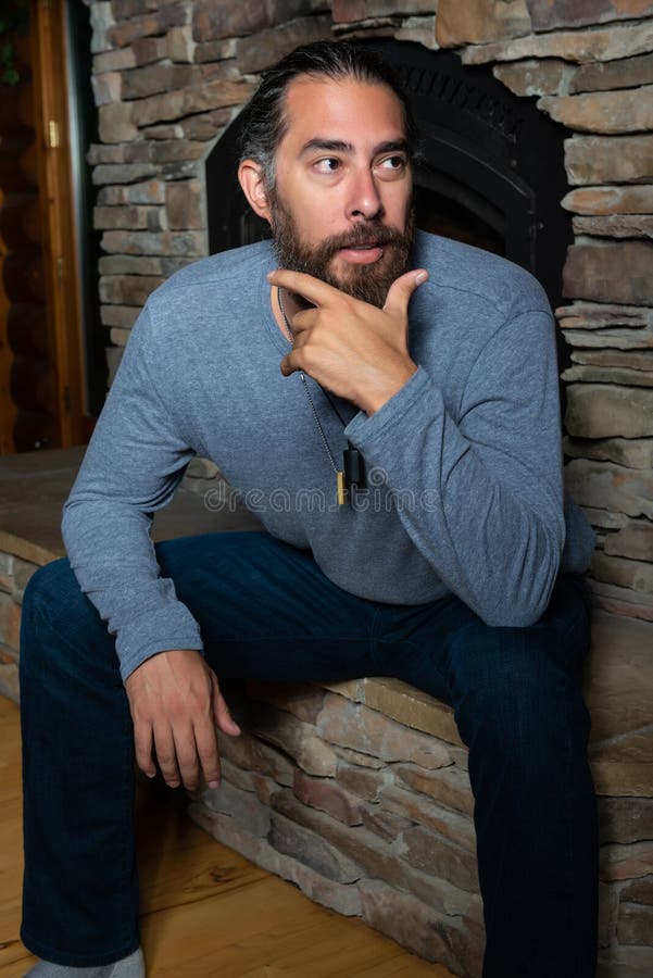 American Indian man stock image. Image of rugged, native - 153928801