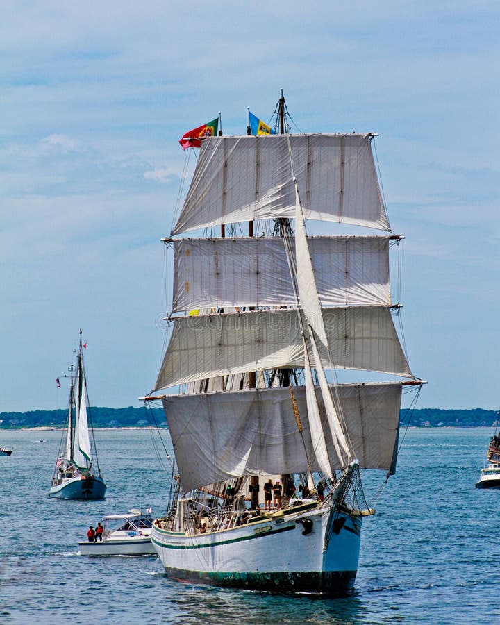 Tall Ship Gazela from Philadelphia, PA. Editorial Image - Image of ...