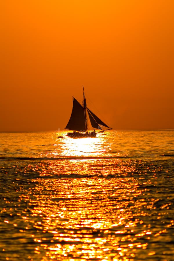 Tall ship on the lake stock photo. Image of relax, sailing - 100465616