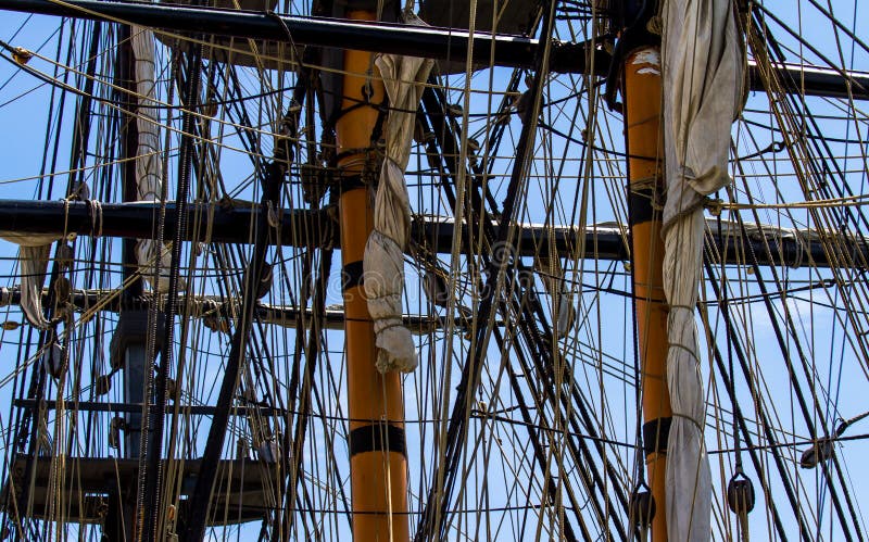 Tall Ship Signal Flags stock photo. Image of signal, sail - 44010028