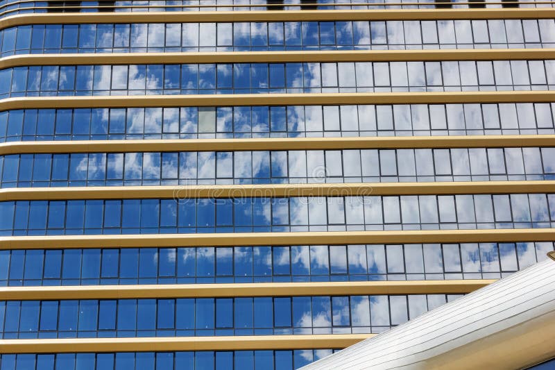 Tall Skyscraper Against the Sky Close-up. Background with Sky ...