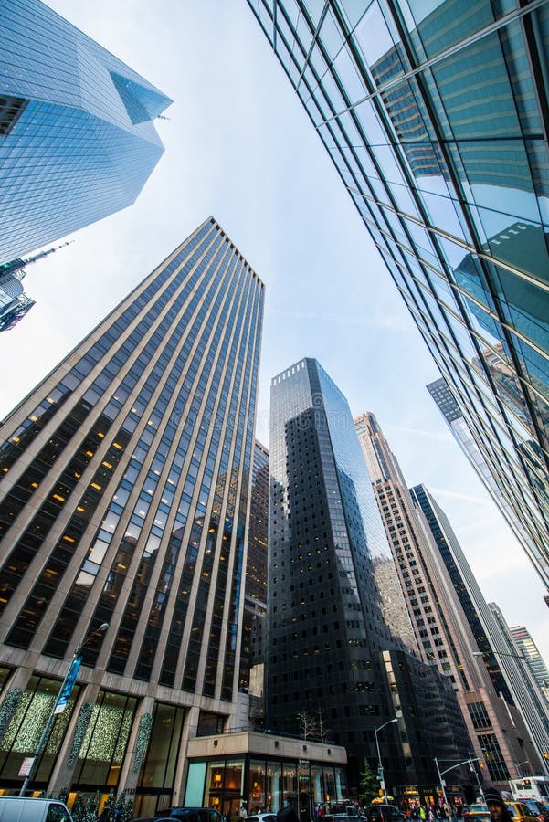 Tall skyscrapers shot editorial stock image. Image of business - 51097179