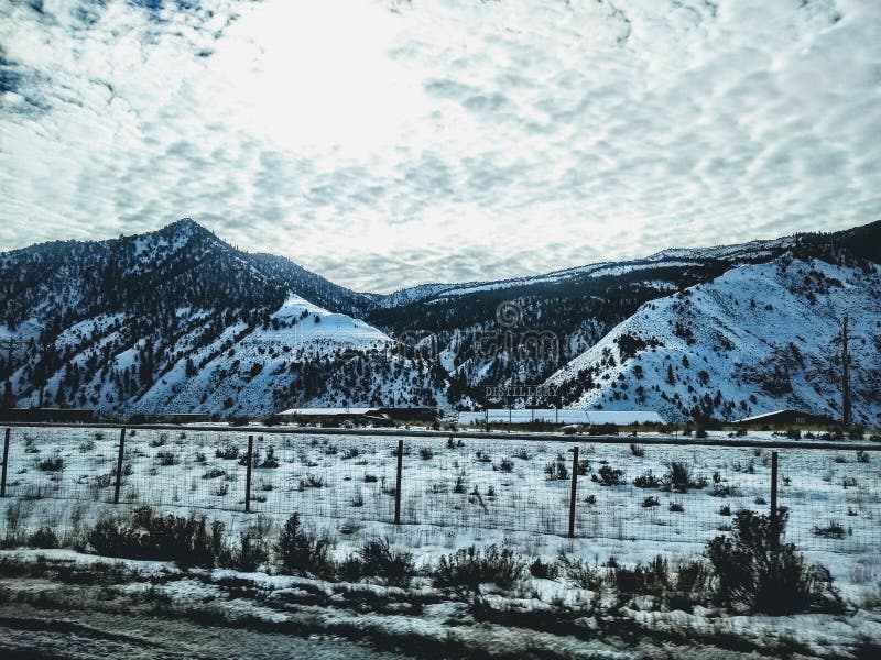 Tall snowy Mountain stock image. Image of snowy, landscape - 172840707