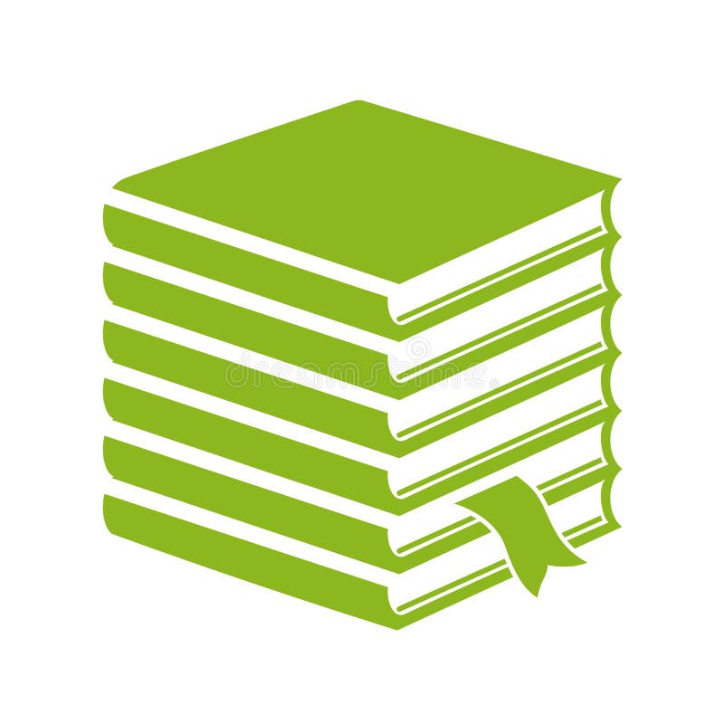 Tall stack of books stock vector. Illustration of graphic - 78704646