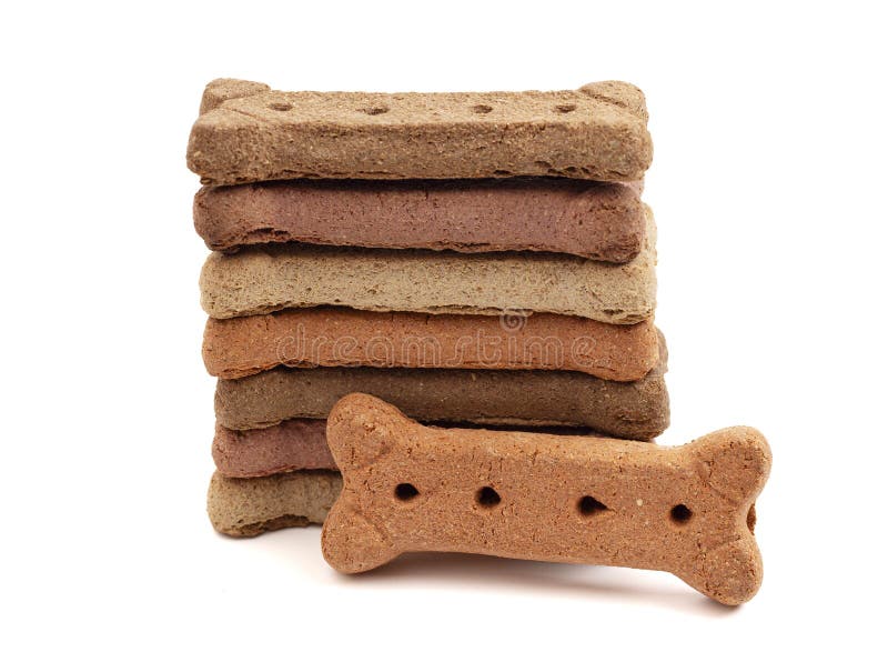 Stack Dog Bone on White Background Stock Image - Image of stack, health ...