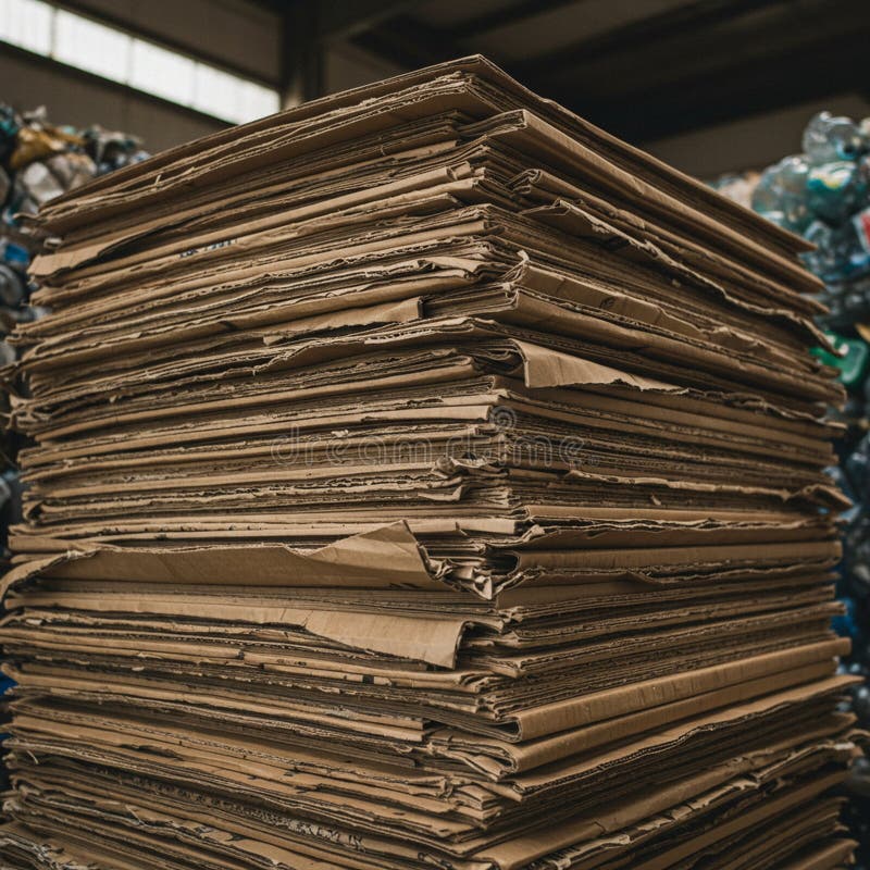 Flattened Cardboard Boxes Stock Illustrations – 85 Flattened Cardboard ...