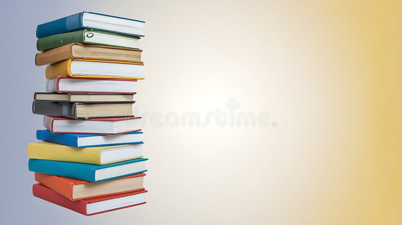 Colorful Stack of Books, Knowledge, Education, Reading, Library ...