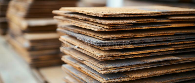 Tall Stacks of Wooden Boards Display an Array of Textures, Colors, and ...