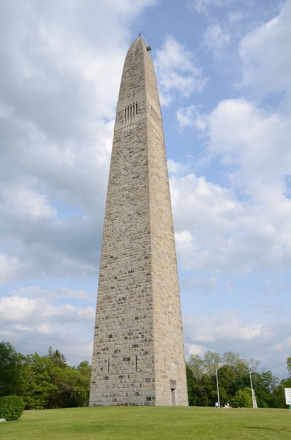 Tall Stone Building or Tower with Clouds in Sky Stock Image - Image of ...