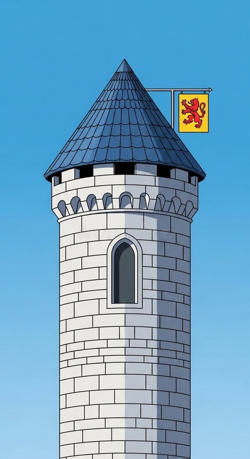 Conical Blue Roof Stock Illustrations – 398 Conical Blue Roof Stock ...