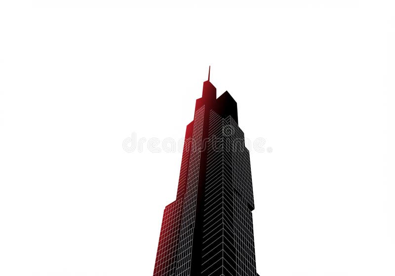 Tall Stylized Skyscraper Design Stock Illustrations – 840 Tall Stylized ...