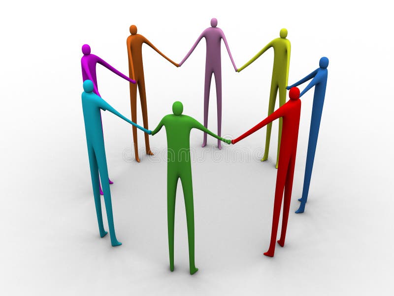 Tall Team #1 stock illustration. Illustration of crowd - 346937