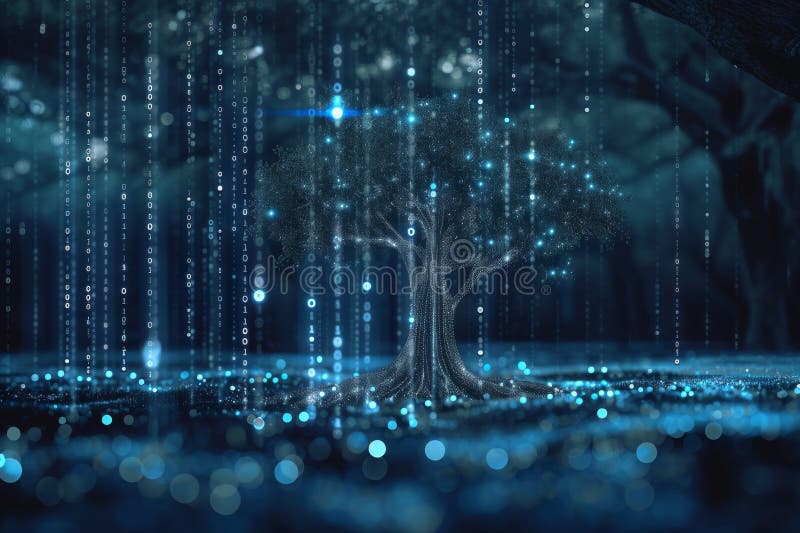 A Tall and Thriving Tree Stands Prominently in the Midst of a Dense ...