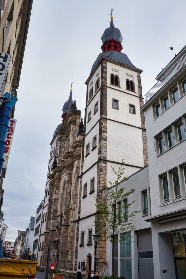 Tall Tower on Building in Bonn, Germany Editorial Photography - Image ...