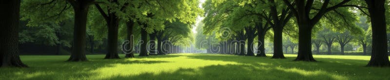 Tall Trees Casting Dappled Shadows on the Ground, Foliage, Scenery ...