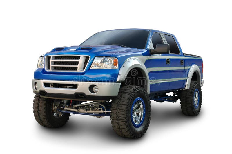 Tall Truck stock photo. Image of modern, graphics, silver - 11128810