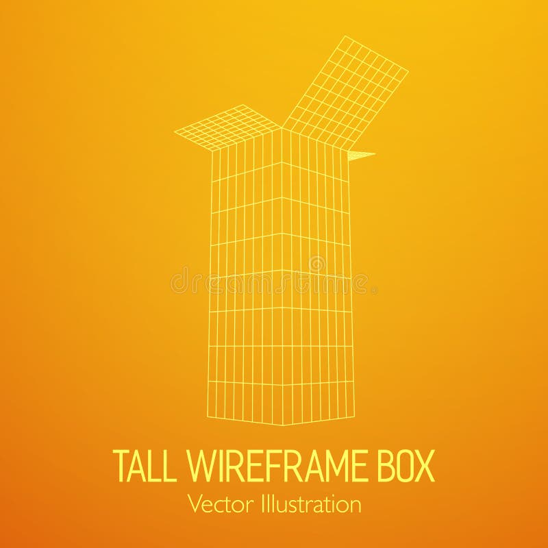 Tall Vertical Rectangle Box Stock Vector - Illustration of banner ...