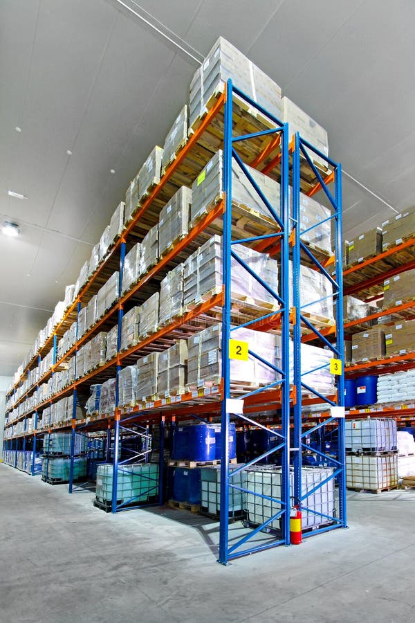 Warehouse shelf stock photo. Image of merchandise, shelving - 29173904
