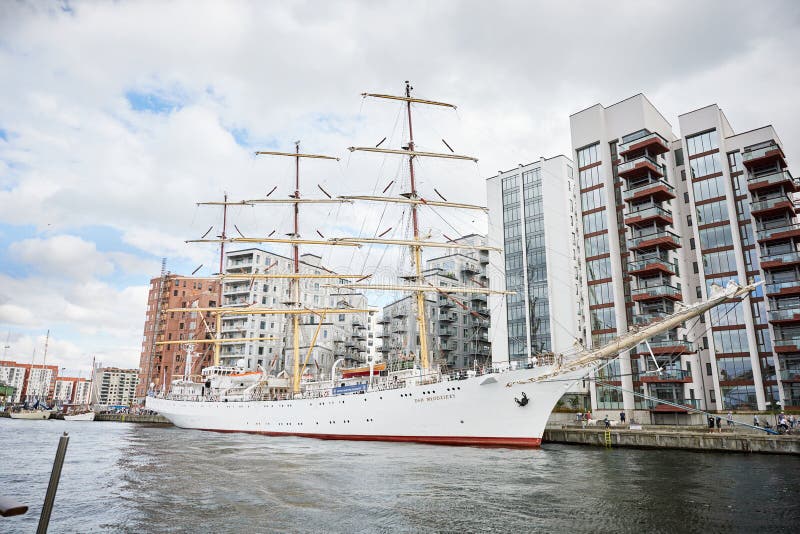 Tall White Ship from Tall Ship Race 2022 Event Stock Photo - Image of ...