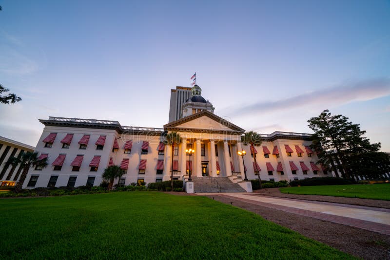Tallahassee FL State Capitol Building Stock Image - Image of florida ...