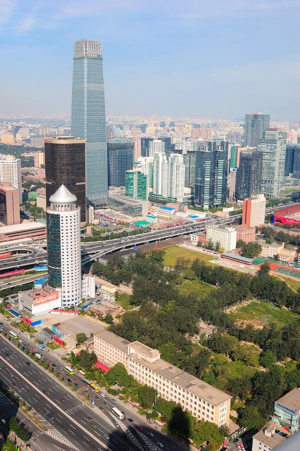 The Tallest Building in Beijing City Editorial Image - Image of price ...