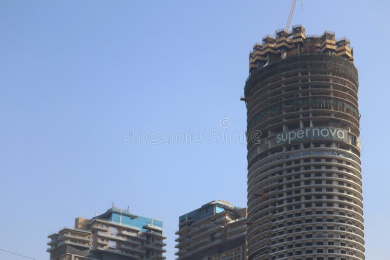 The Tallest Building in the City in the Delhi District Editorial Stock ...