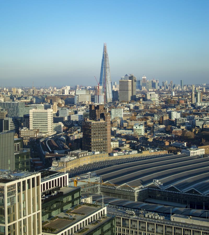 The Tallest Building Shard is Visible on London Skyline Editorial Stock ...