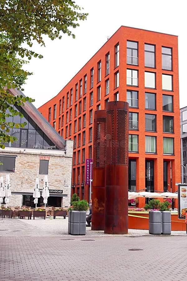 Modern Architecture of Rotermann Quarter in Tallinn, Estonia Editorial ...