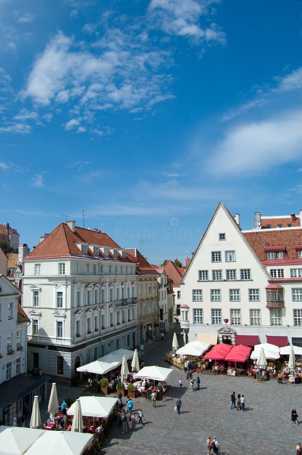 Spring Street Cafe in Tallinn , Cup of Coffee and Glass of Wine on ...