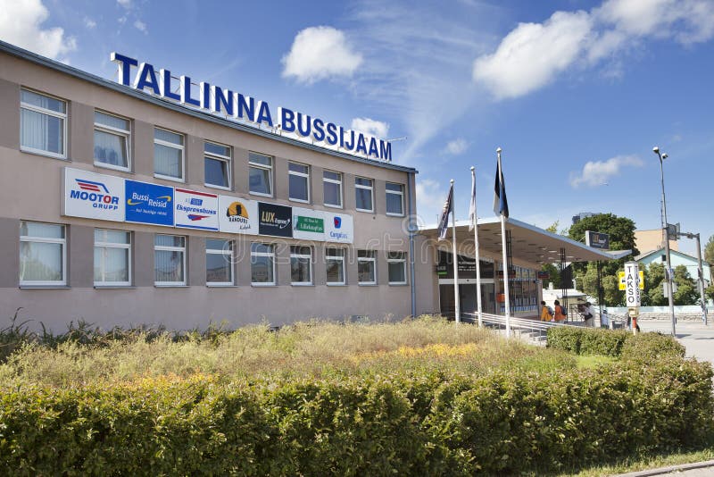 TALLINN, ESTONIA- JUNE 17-2012: Central Bus Station Editorial Stock ...