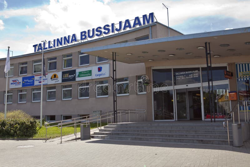 TALLINN, ESTONIA- JUNE 17-2012: Central Bus Station Editorial Image ...