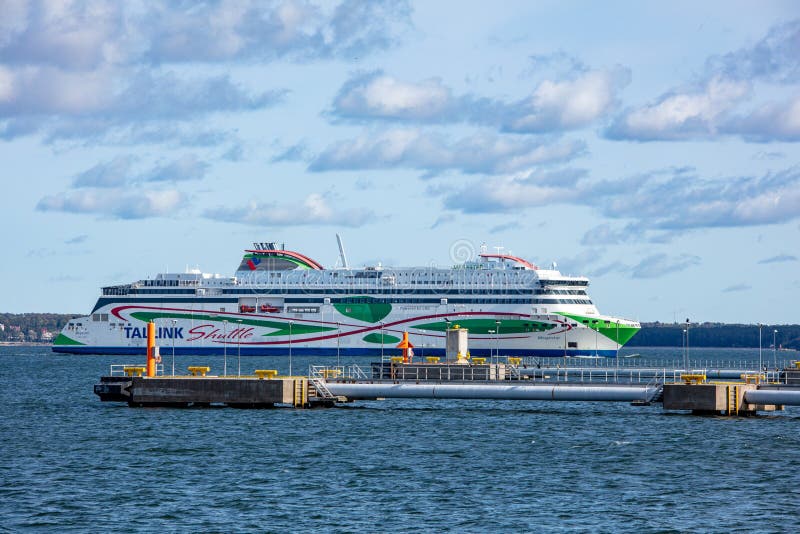 Tallinn, Estonia - September 20, 2020: Tallink Shuttle at Bay of ...