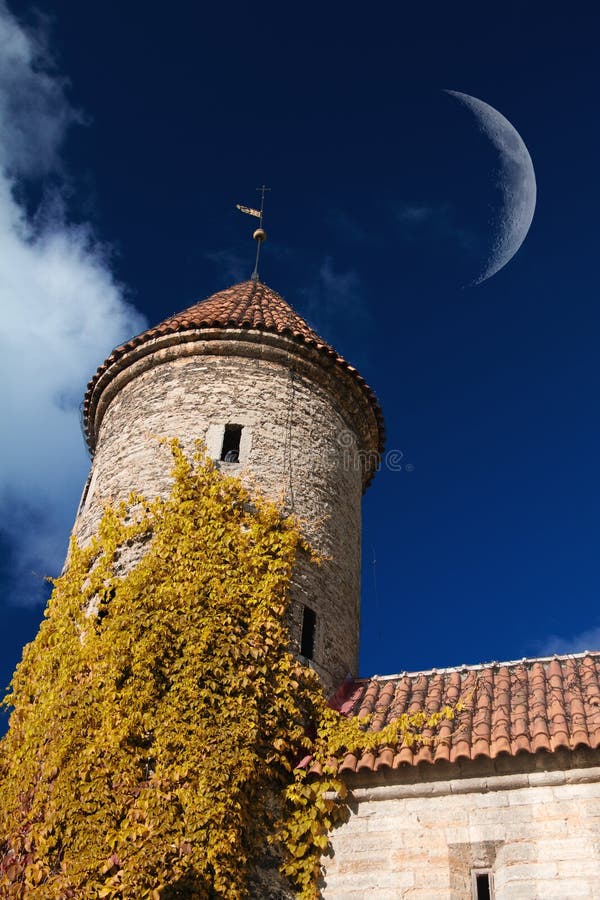 Tallinn towers fall stock photo. Image of history, tower - 38391670