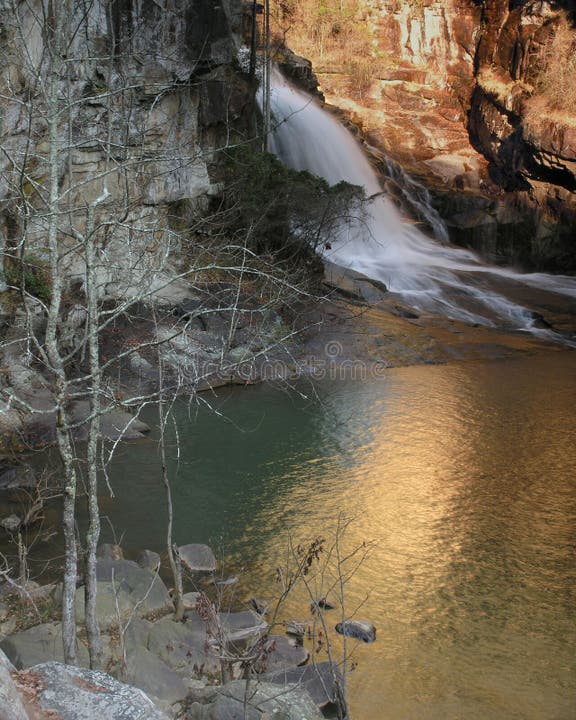 Tallulah Waterfall stock photo. Image of cool, landscape - 1502432