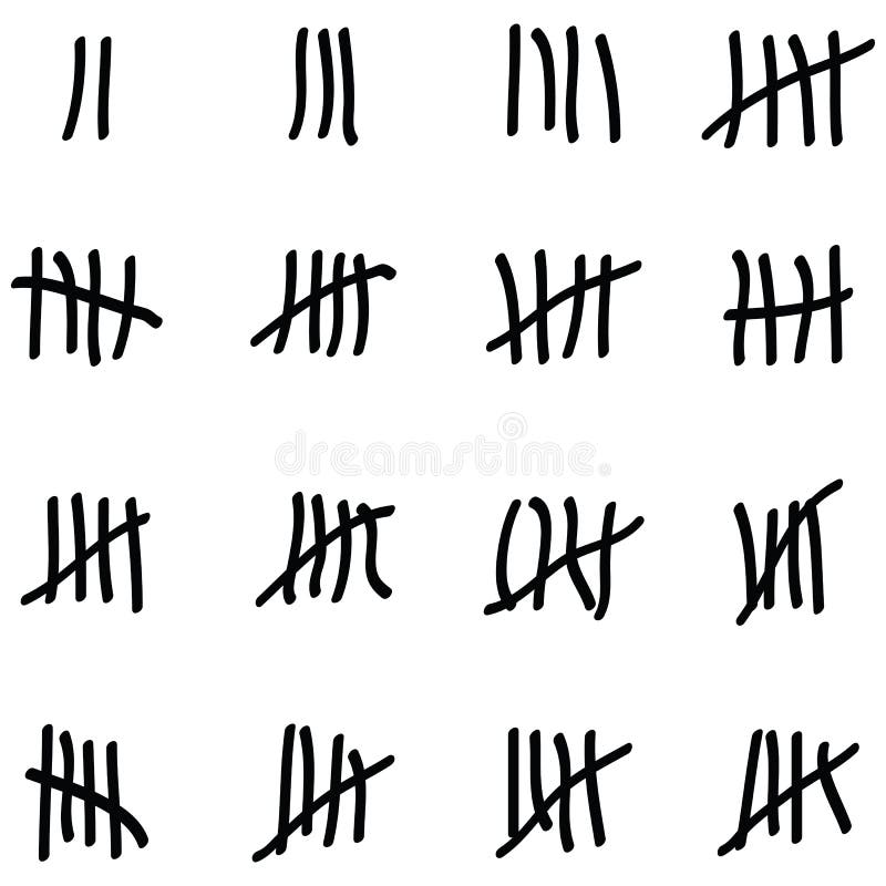 Tally Marks Seamless Pattern Background Icon Stock Vector ... Tally Marks Seamless Pattern Background Icon Stock Vector ...
