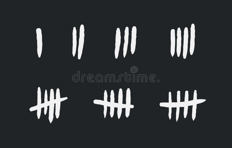 Tally marks isolated set stock vector. Illustration of scratch - 246254456 Tally marks isolated set stock vector. Illustration of scratch - 246254456
