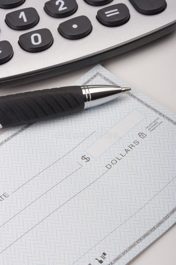 Talonario de cheques foto de archivo. Imagen de sistema - 18254840