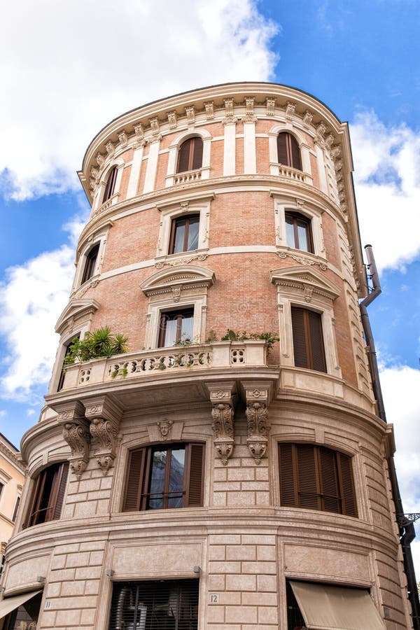 Italy, Rome, house facade stock photo. Image of taly - 189025252
