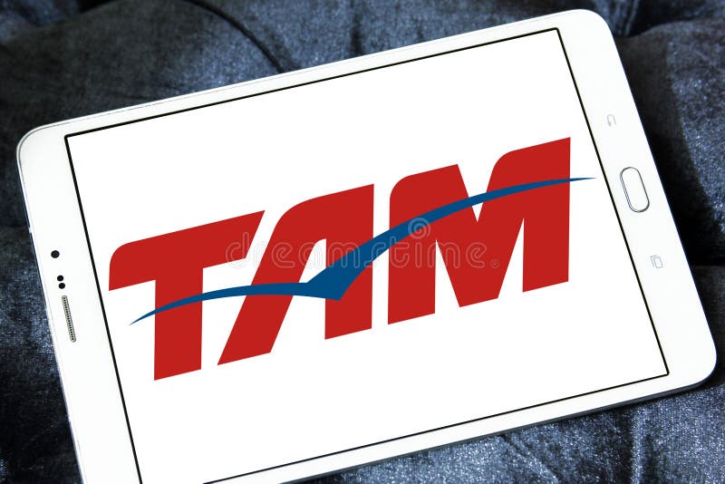 TAM Airlines Brazil-Logo redaktionelles stockfoto. Bild von zeichen ...